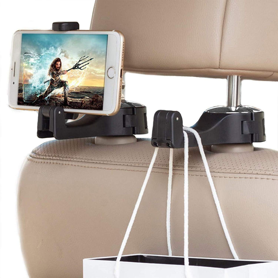 Multi-functional Car Hook with Mobile Holder – IGADG STORE